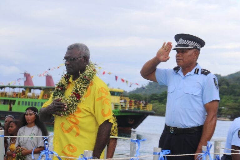 PM receives rousing welcome in Buala – My SIG Services Portal