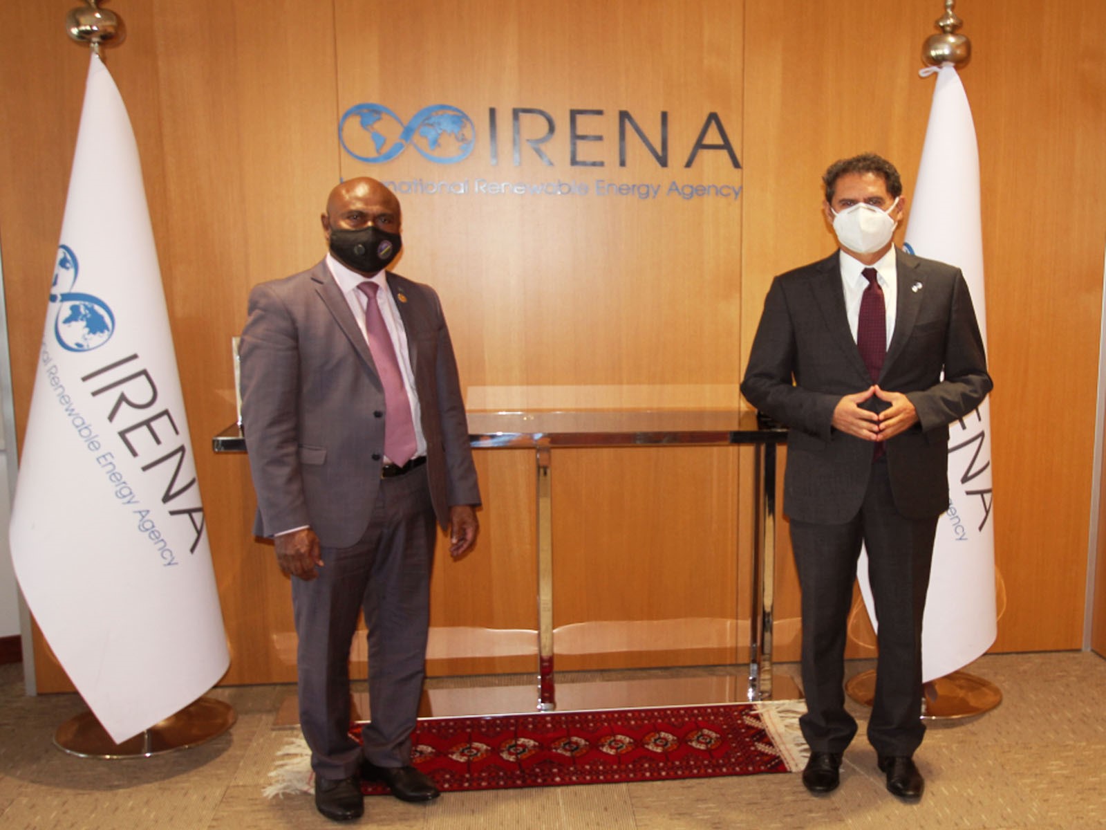 AMBASSADOR MOSE MEETS WITH IRENA DIRECTOR GENERAL – My SIG Services Portal