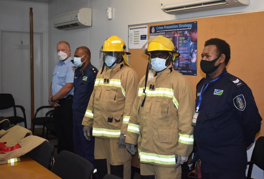 RSIPF Fire Services receive PPE equipment from AFP Policing Partner ...