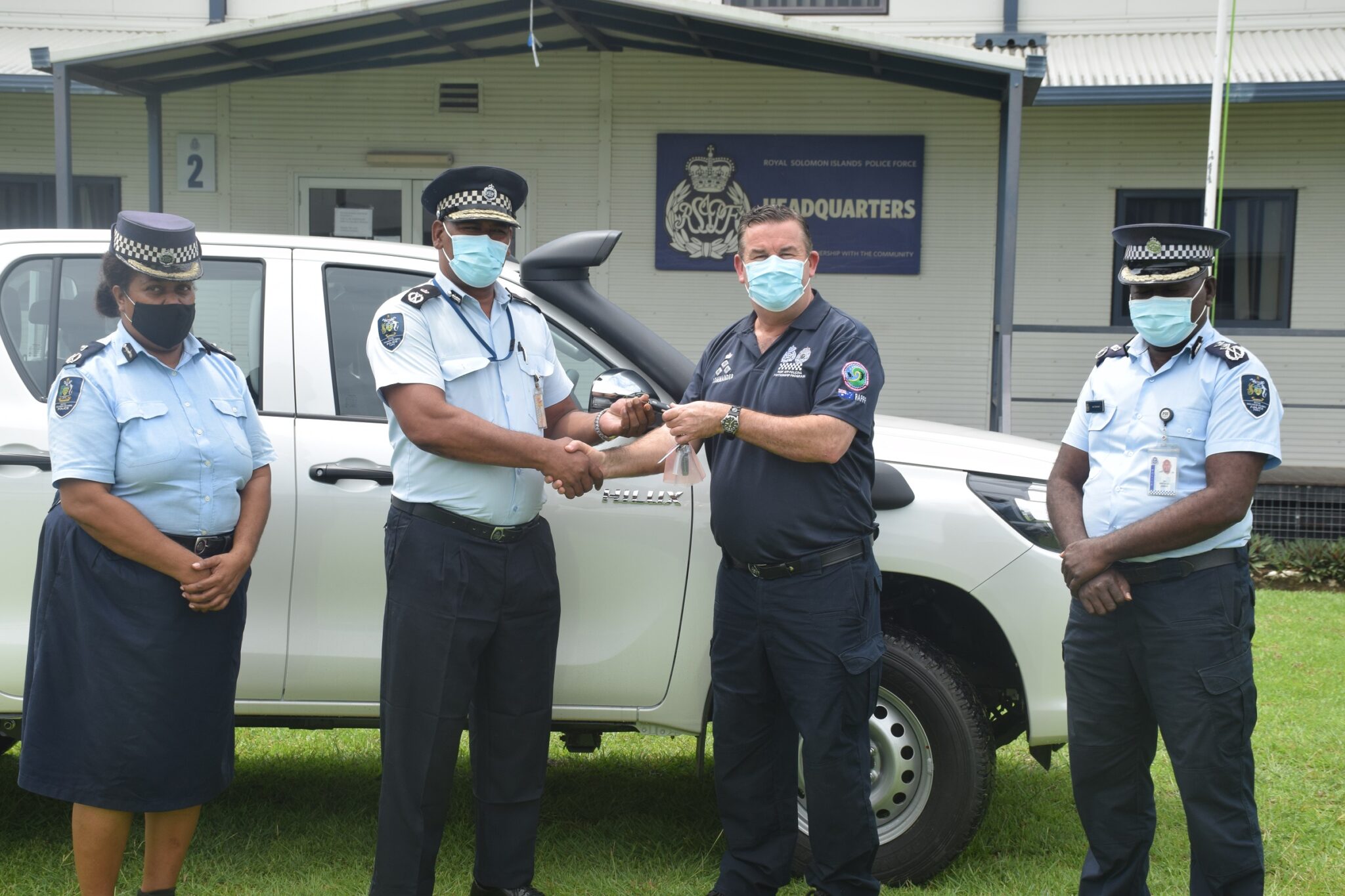 Mostyn Mangau acknowledges RAPPP for donating new vehicle to RSIPF-TCU ...