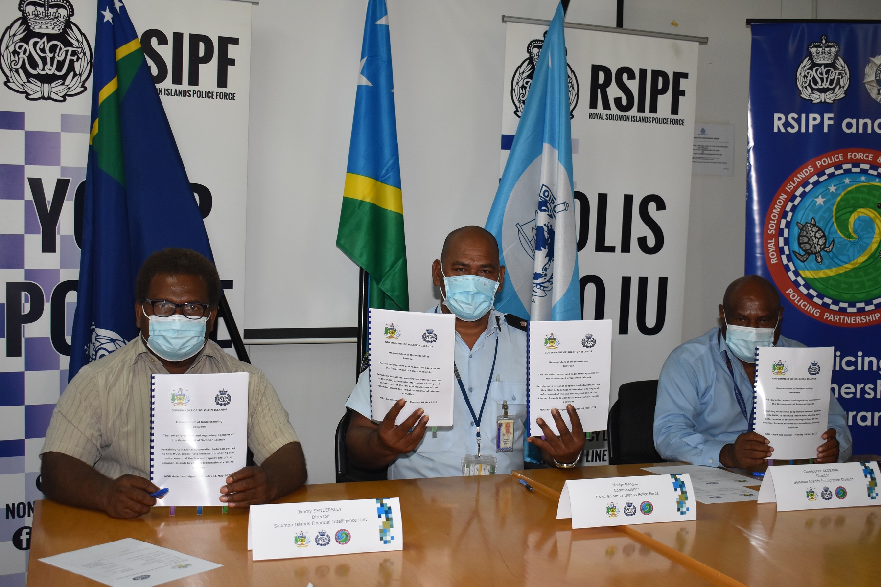 RSIPF sign MoU with and SIFIU and Immigration – My SIG Services Portal