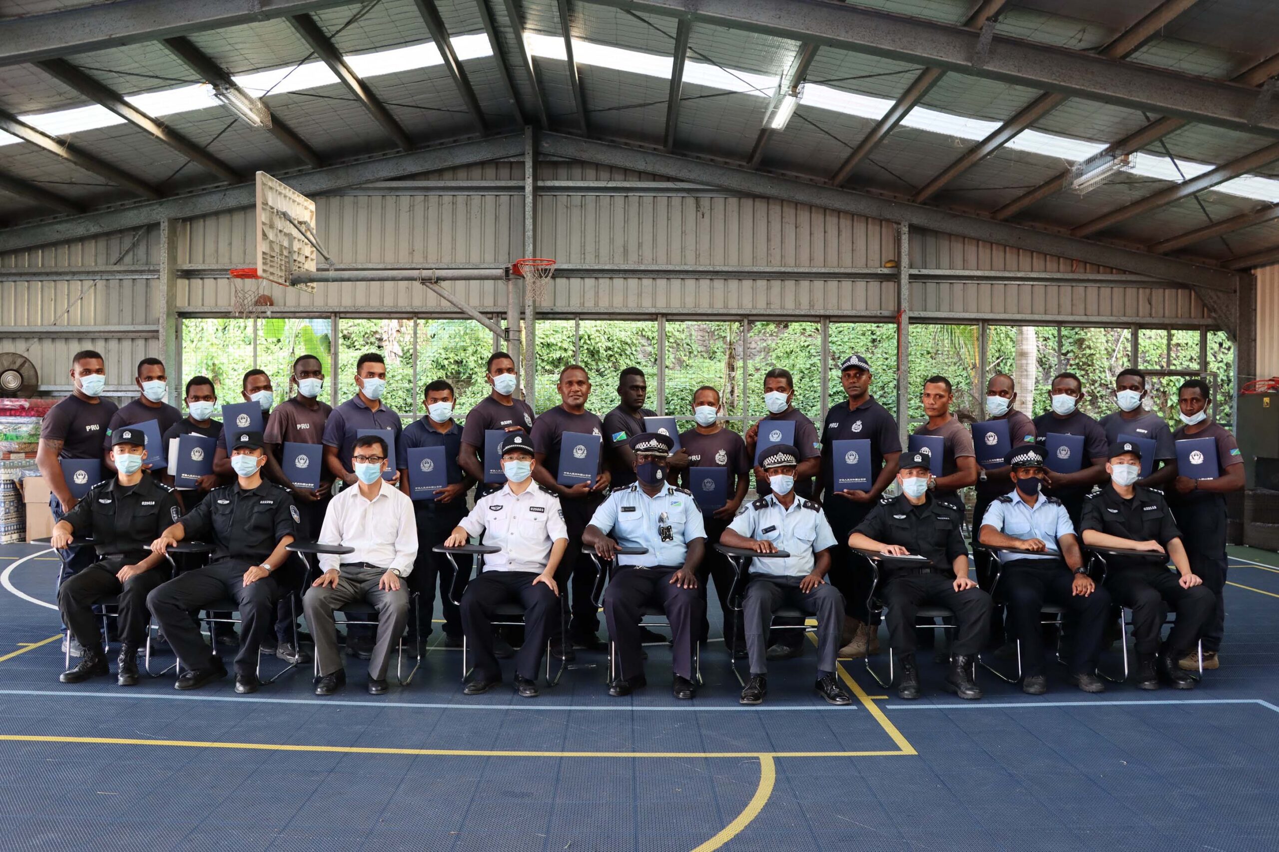 CRU and PRU officers completed the POM training conducted by the PRC ...