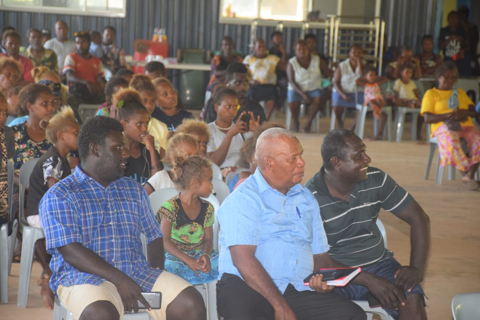 Chief Joseph Wakageni of Ale’a tribe in east Kwaio says police presence ...