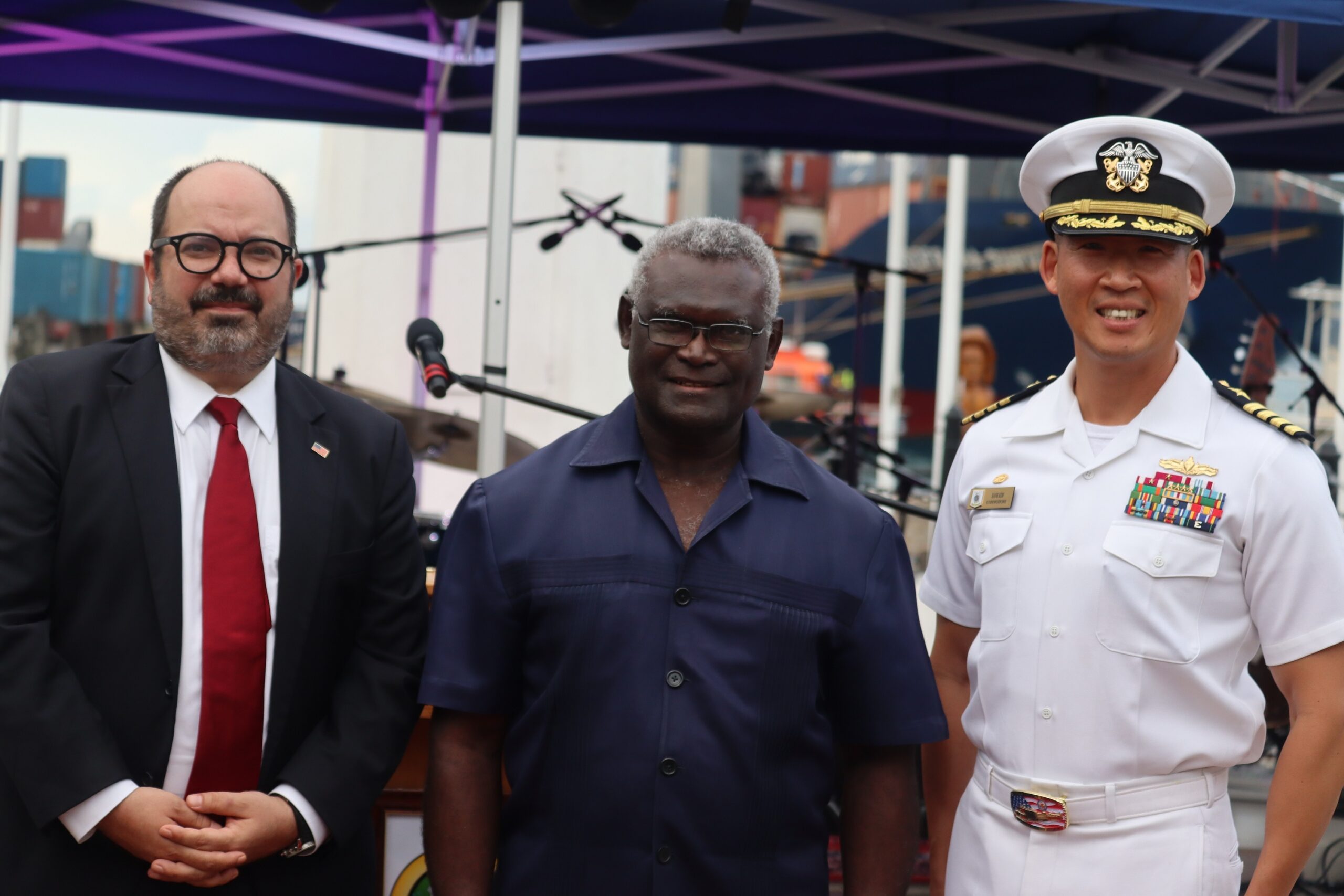 SOGAVARE SUGGESTS ANNUAL VISIT BY US NAVY HOSPITAL SHIP TO SOLOMON ...