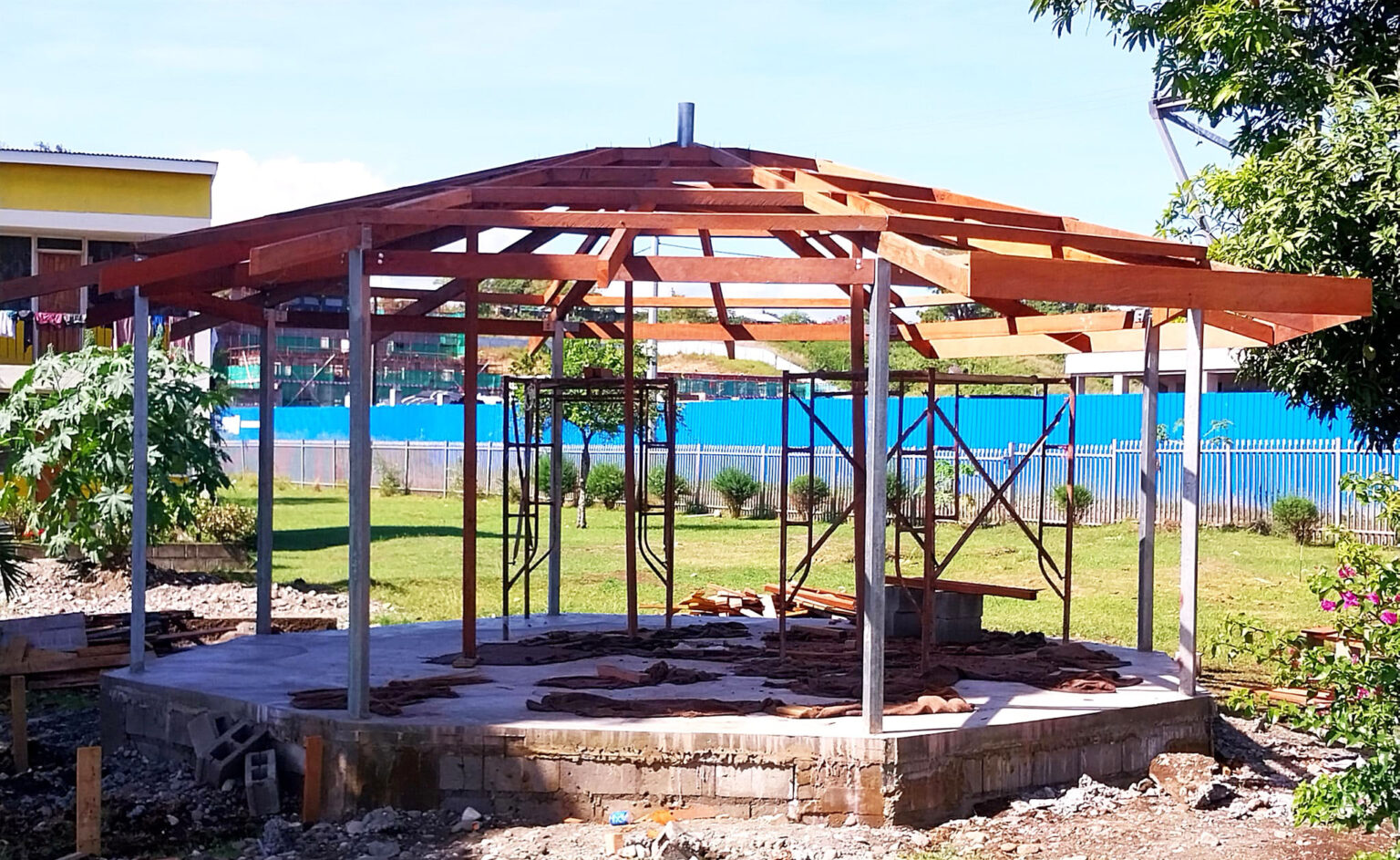 CHC SUPPORTS CONSTRUCTION OF KGVI SCHOOL NEW STUDY HUT WITH MATERIALS ...