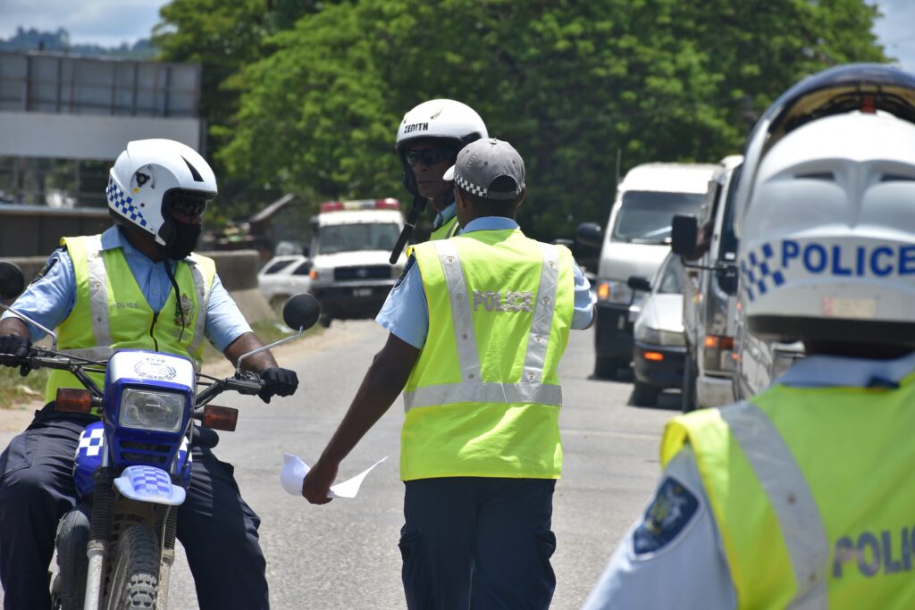 Traffic officers conduct vehicle check in Honiara – My SIG Services Portal