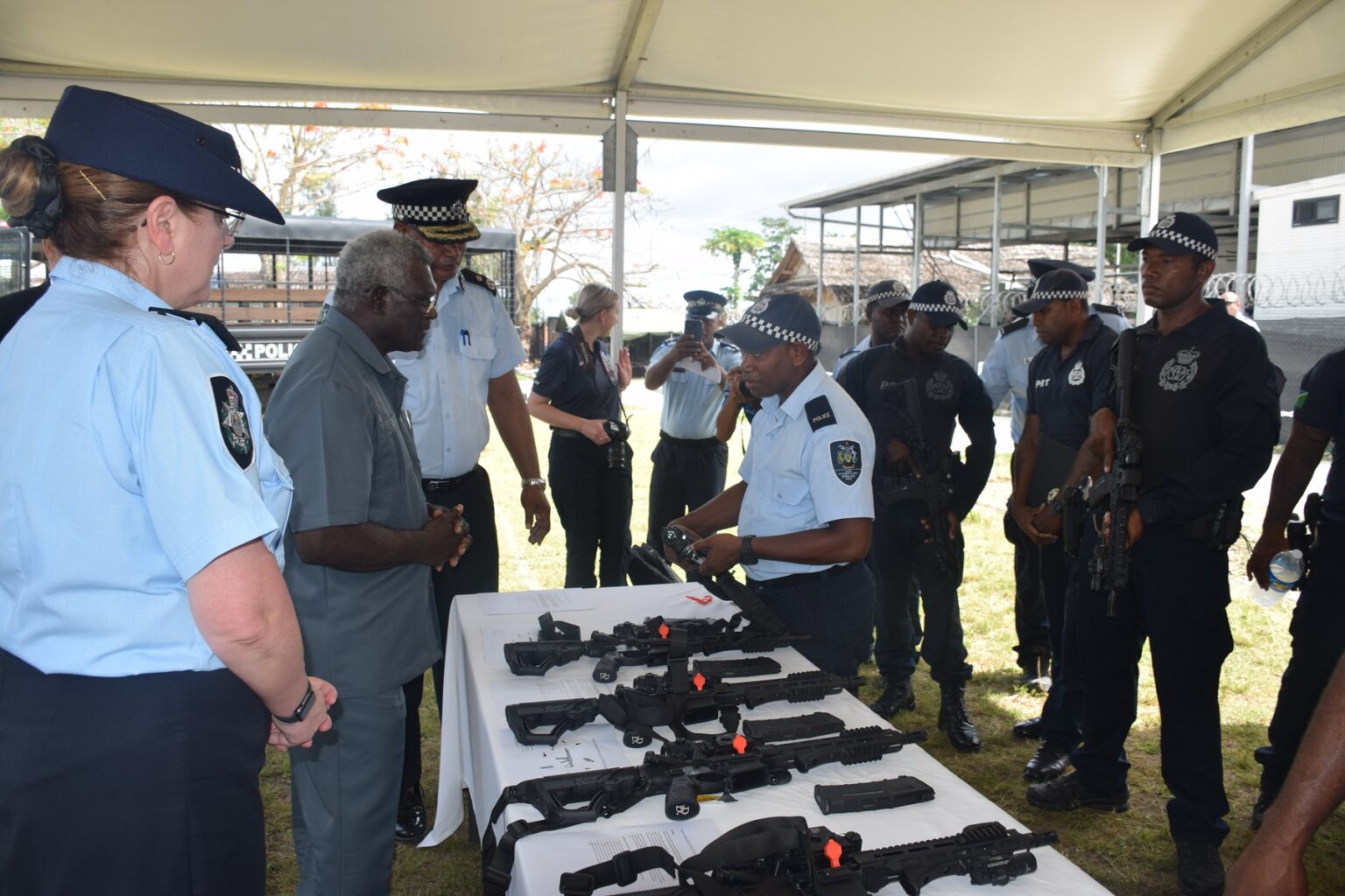 Police receives 13 vehicles and 60 short barrel rifles from AFP through ...