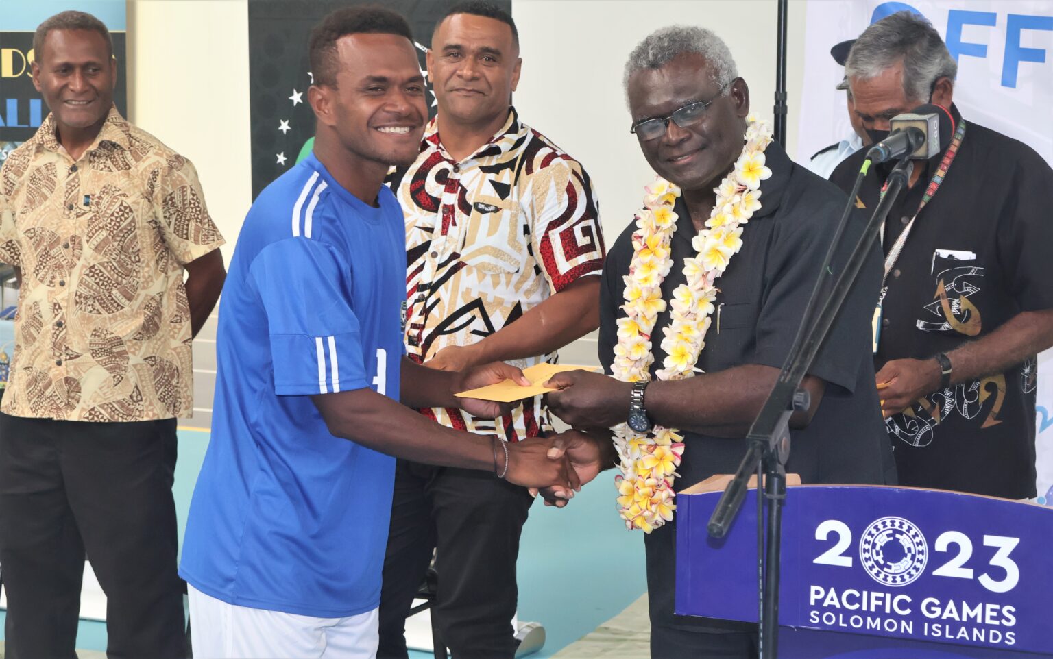 PM SOGAVARE OFFICIALLY OPENS FRIENDSHIP HALL MULTI PURPOSE FUTSAL ...
