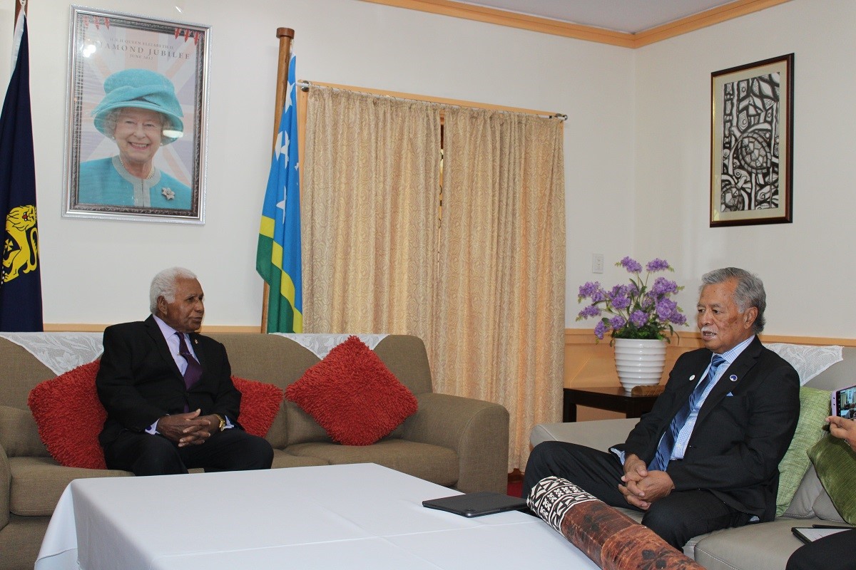 PIF Secretary General, Henry Puna pays courtesy visit to Governor ...