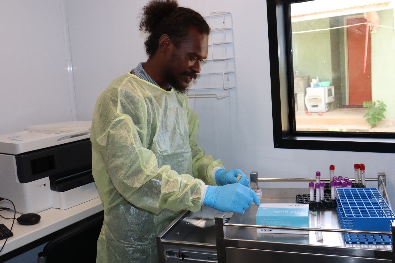 Helena Goldie Hospital Lab technicians undergo training as new biomed ...