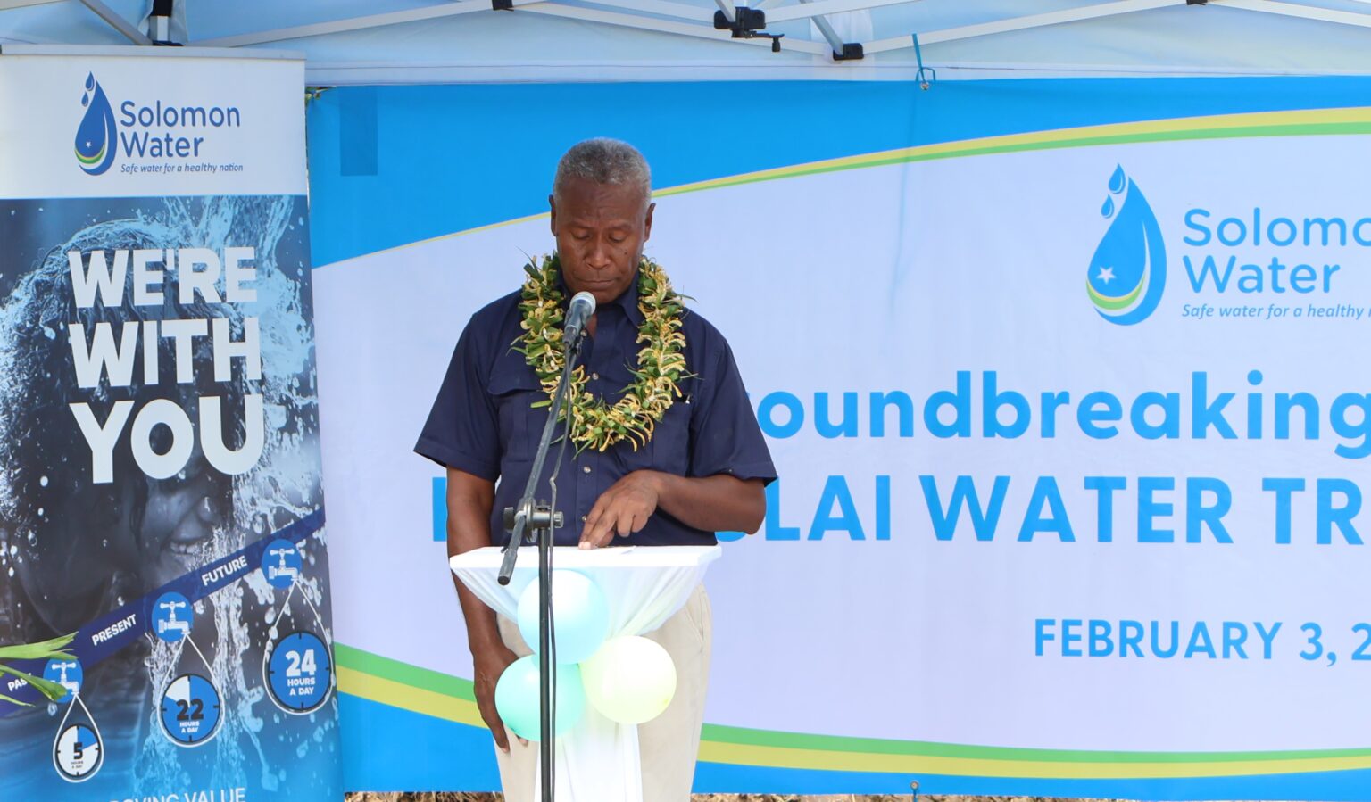 GOV’T CONGRATULATES SOLOMON WATER AND PARTNERS ON WATER TREATMENT PLANT ...