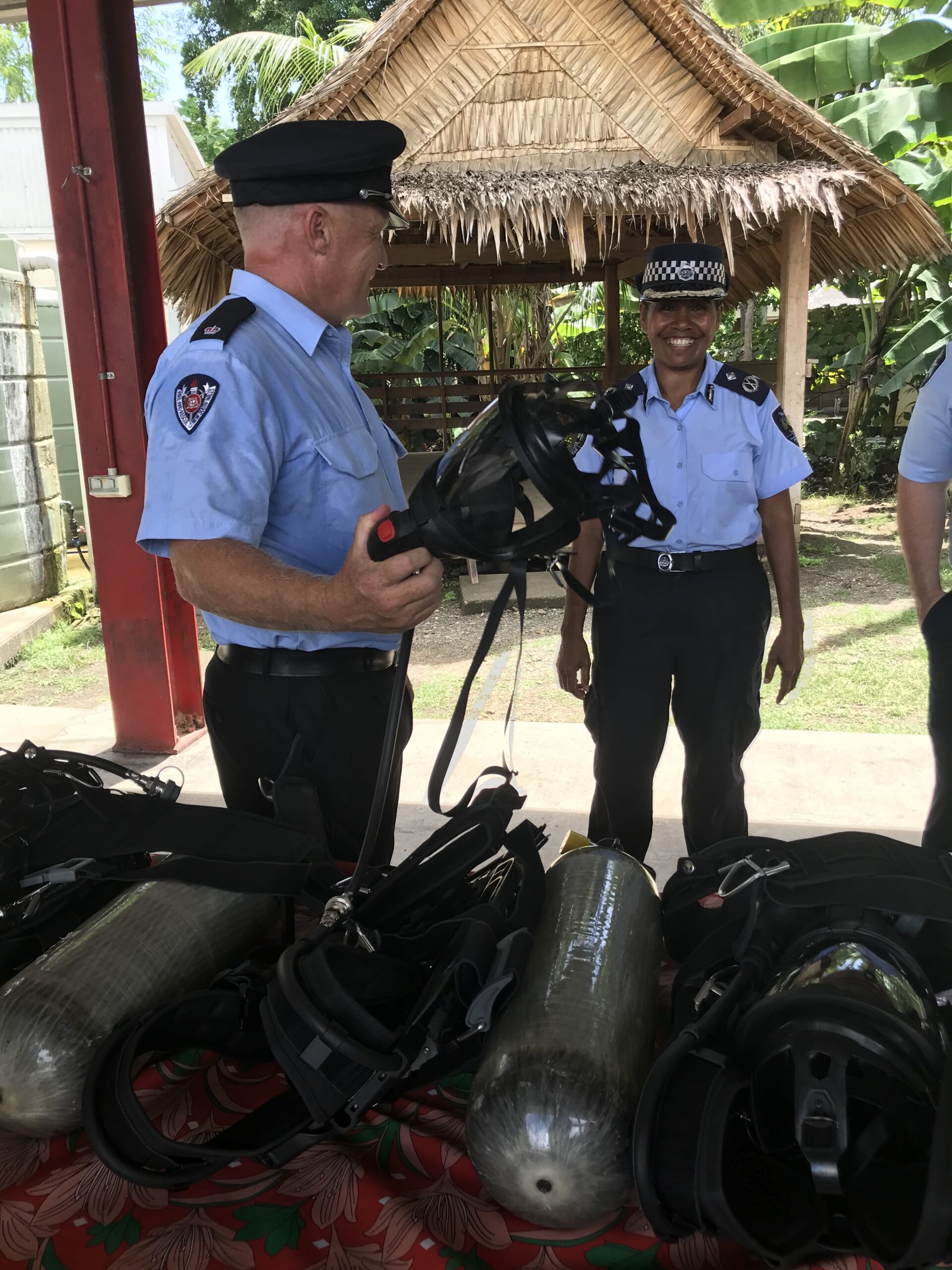 Breathing apparatus worth 230K handed over to Fire Service of RSIPF ...