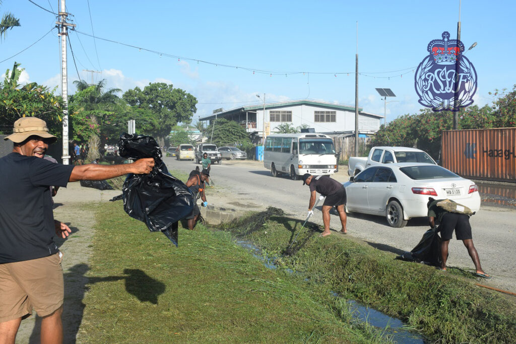 RSIPF and CSSI engage in clean-up at Rove area in West Honiara