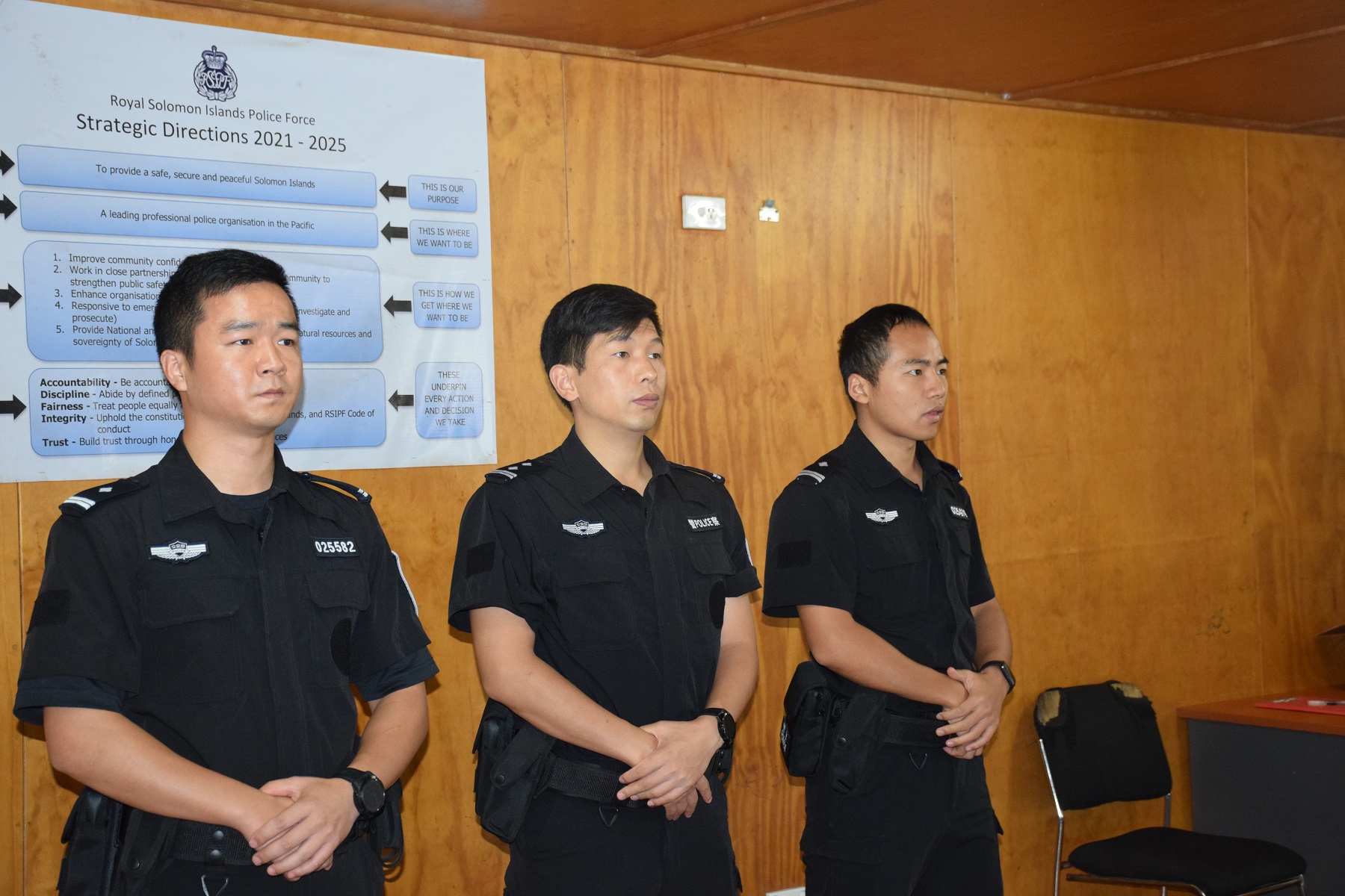 CPLT conduct training for Guadalcanal Police