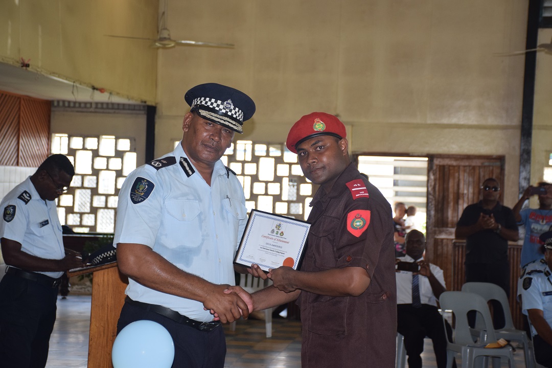 HCC Law Enforcement Officers take their oath during a graduation ...
