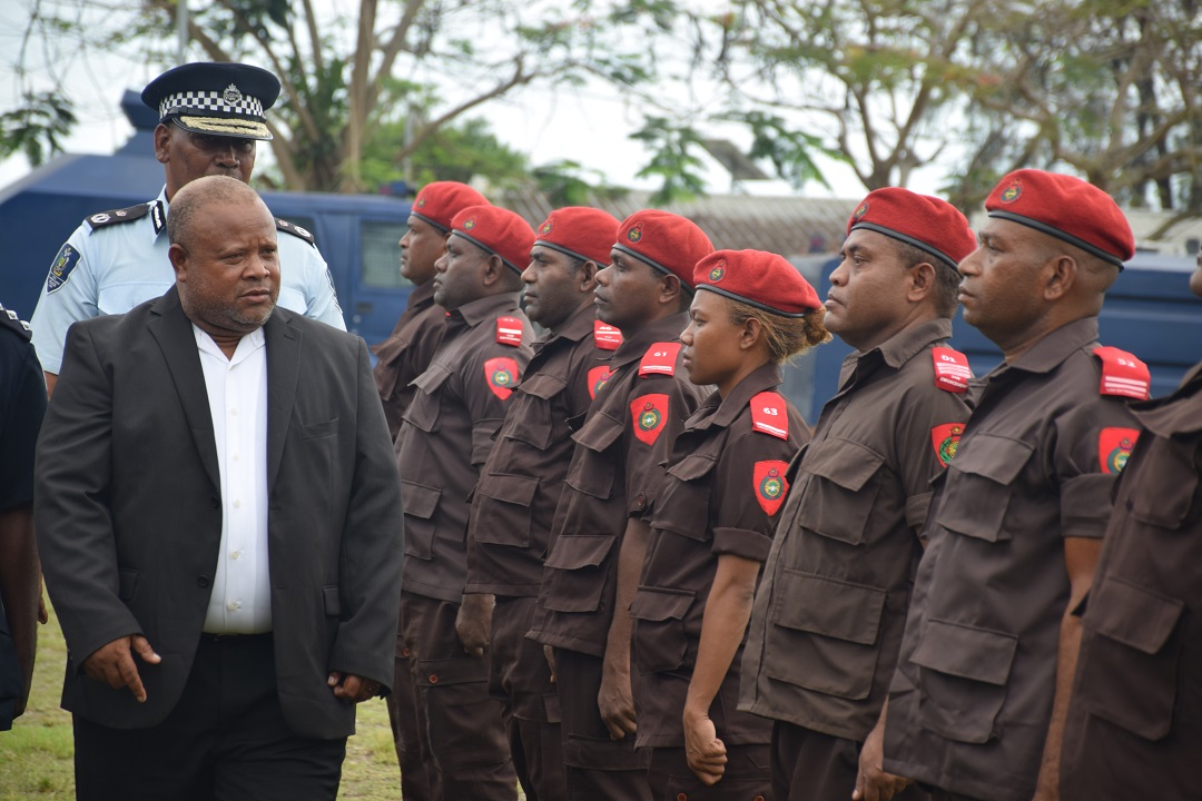 HCC Law Enforcement Officers take their oath during a graduation ...