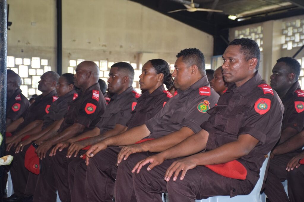 HCC Law Enforcement Officers take their oath during a graduation ...