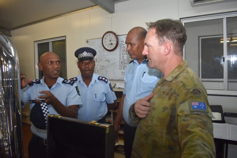 ADF hand over band equipment to RSIPF police band – My SIG Services Portal