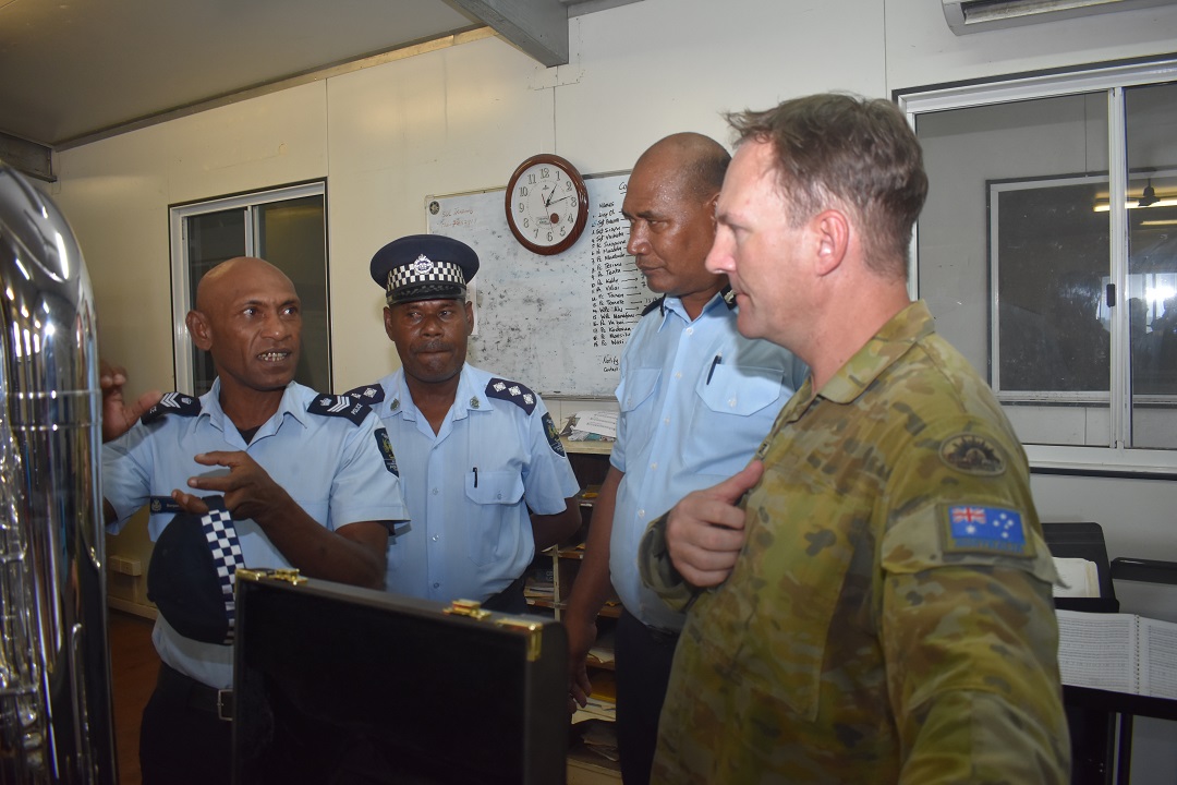ADF hand over band equipment to RSIPF police band – My SIG Services Portal