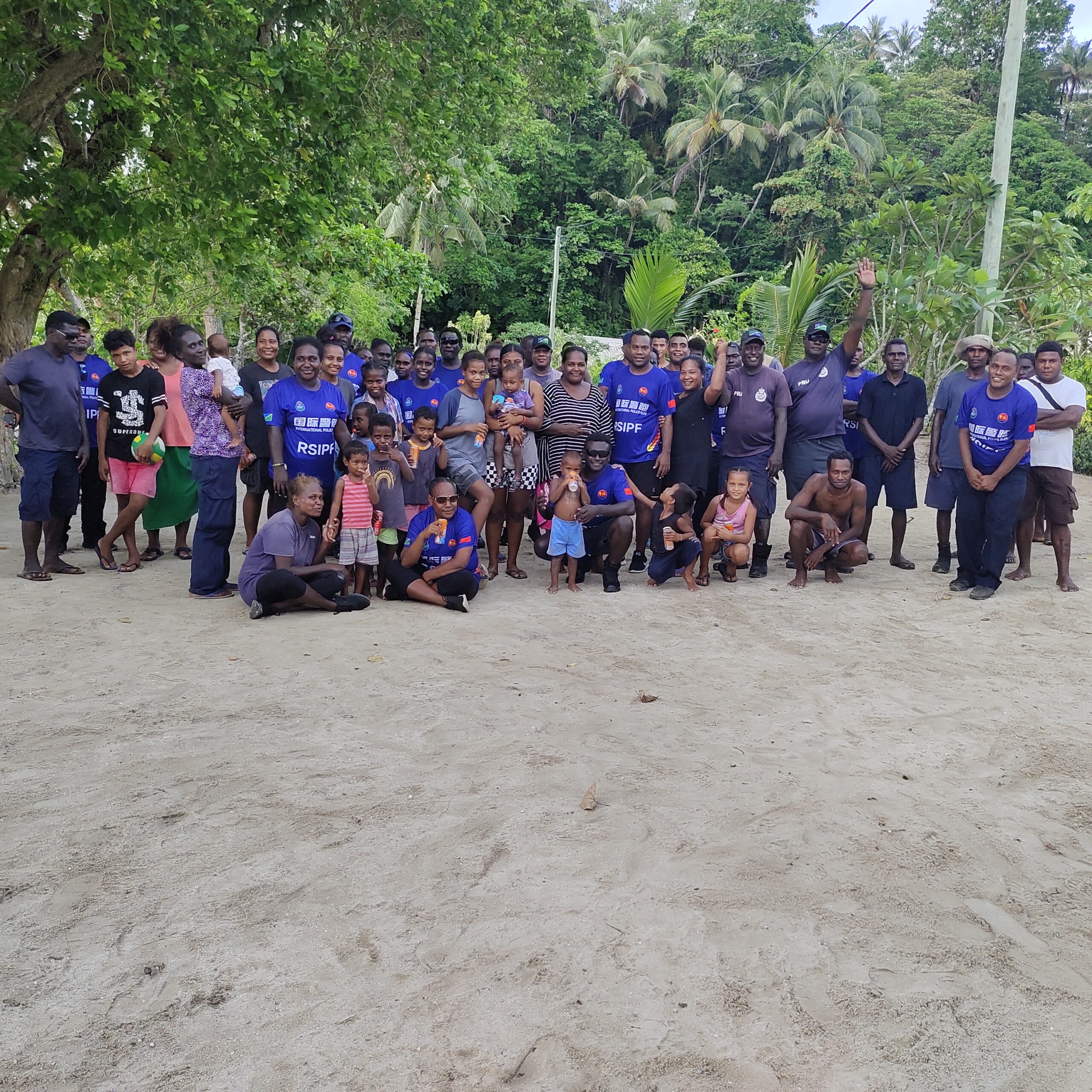 Gizo police friendly match with Nukunau community - EIN Presswire