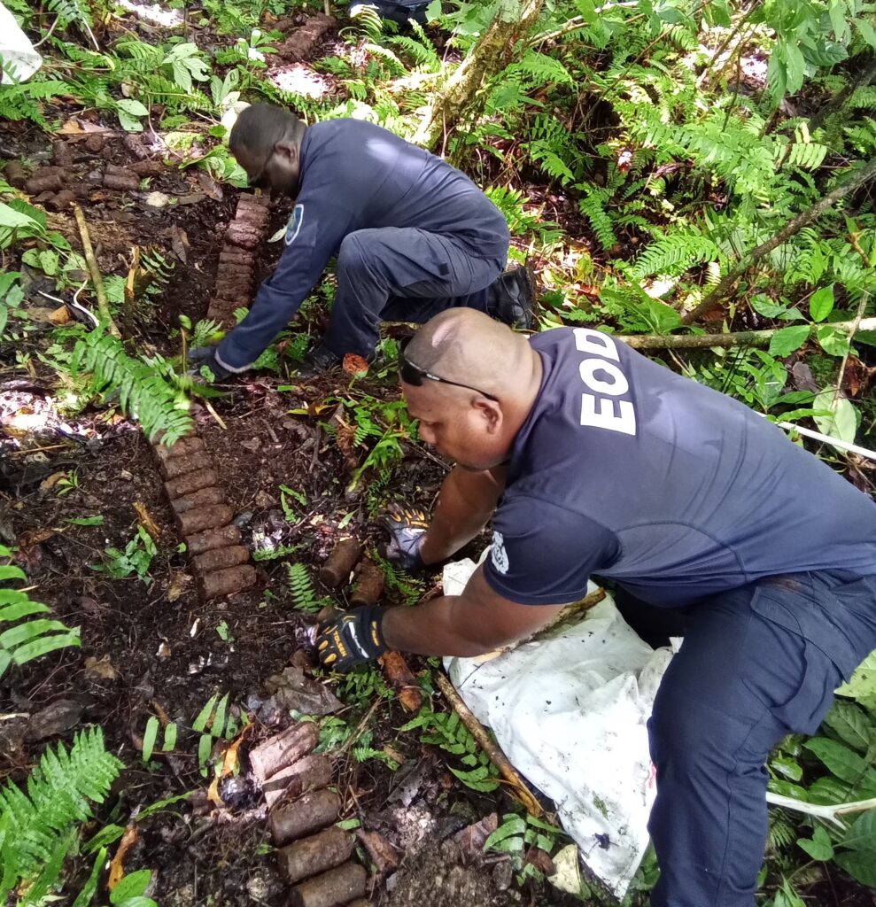 700 plus UXOs destroy in Western Province – My SIG Services Portal