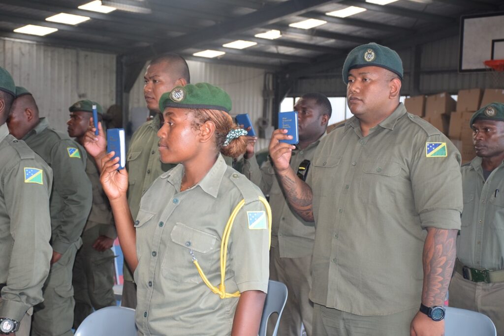 CSSI officers take oath of office in preparation for the joint ...