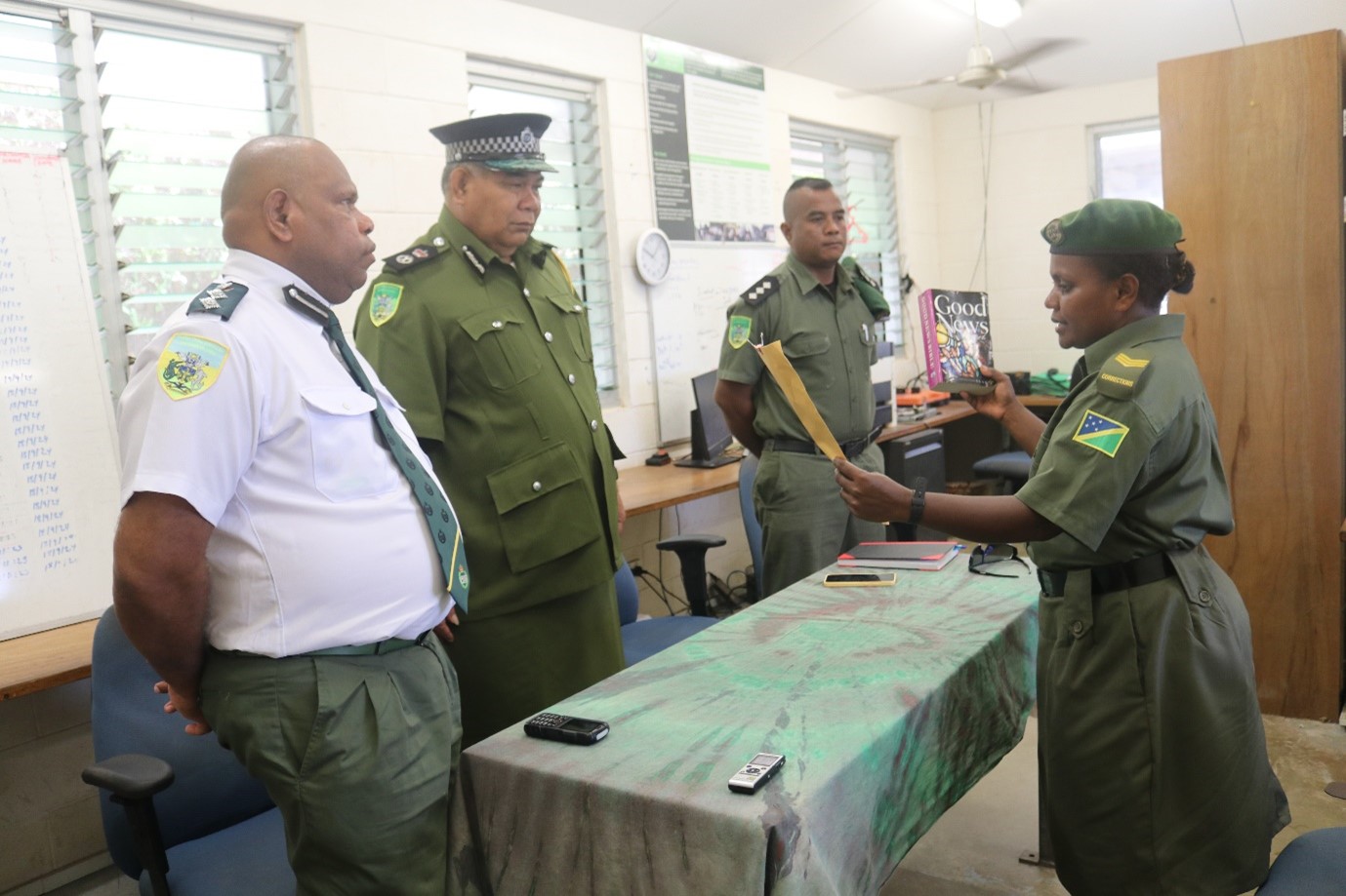 Sergeant Penevelomo oath for nurse – My SIG Services Portal