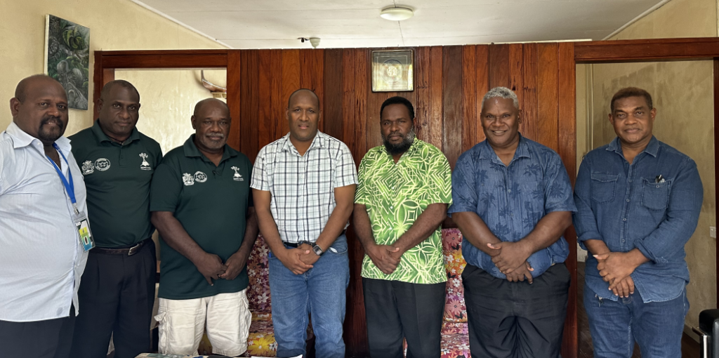 MTGPEA TEAM PAY COURTESY VISIT TO MALAITA PREMIER