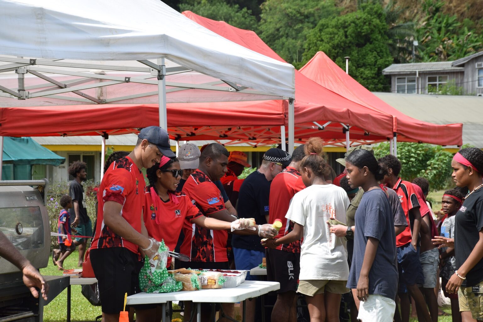 Fun community engagement at Honiara Secondary High School