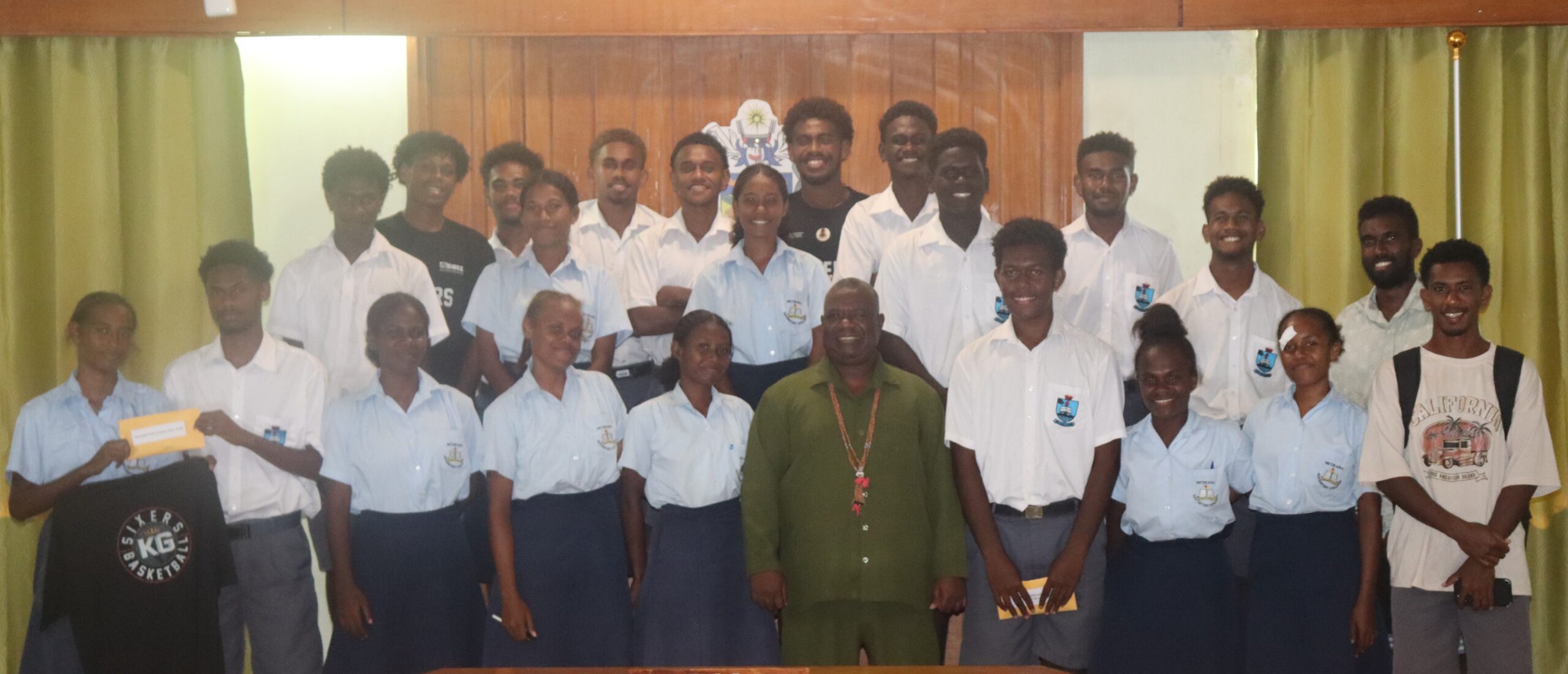 Acting PM impressed with high school basketball league