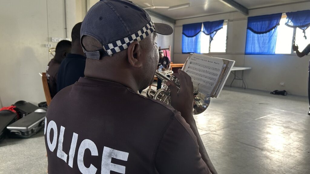 RSIPF brass band gear up for Malaita second appointed day in Auki