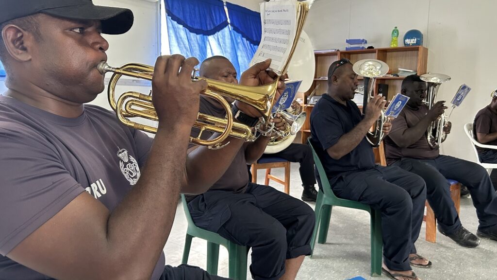 RSIPF brass band gear up for Malaita second appointed day in Auki - EIN ...