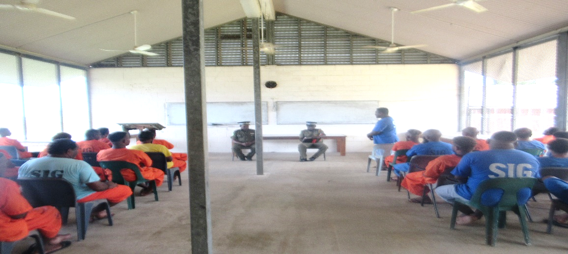 CSSI Deputy Commissioner Visits Auki Corrections