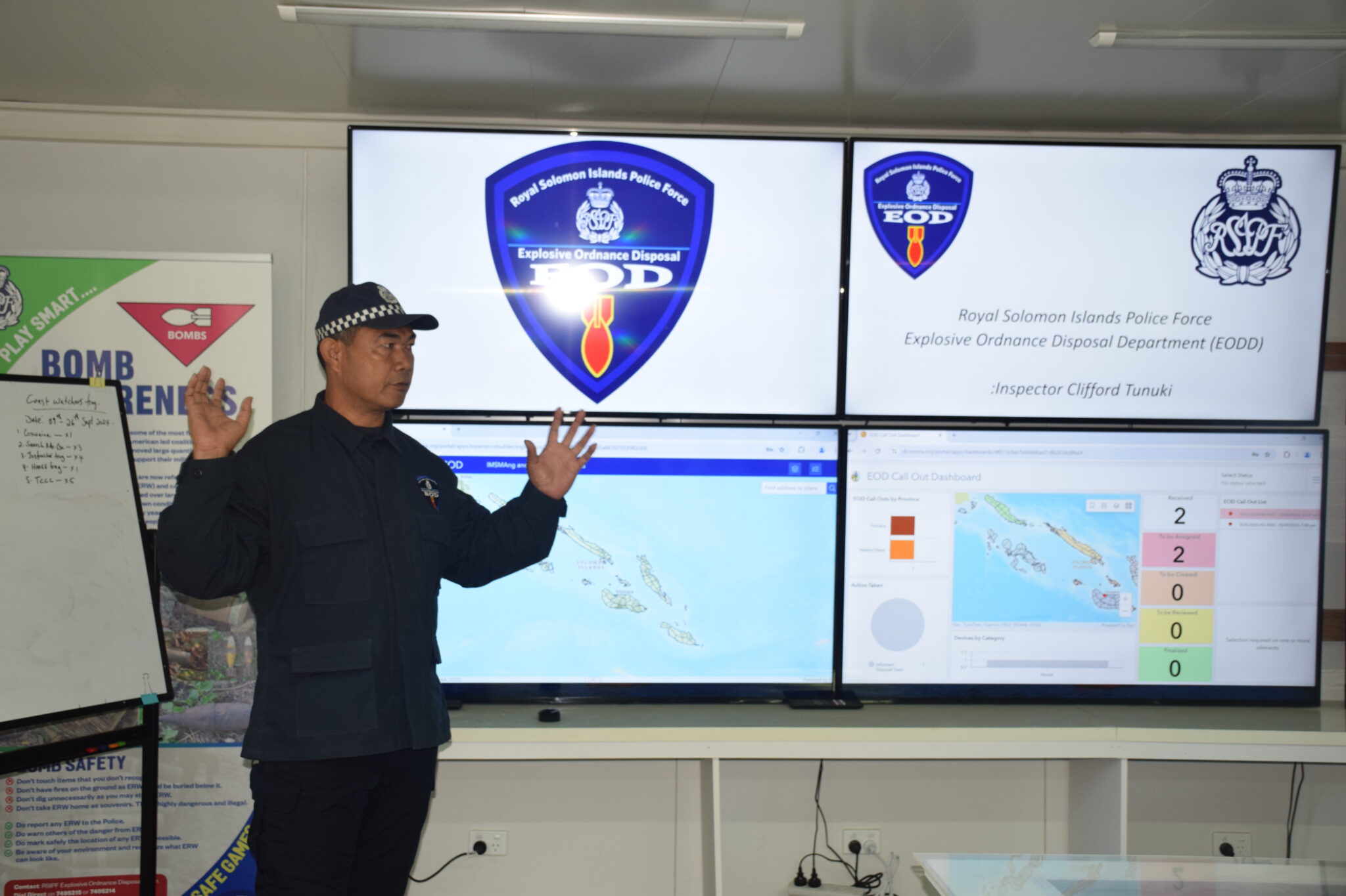 High level delegation tour EOD Operations Render Safe 2024 in Western ...