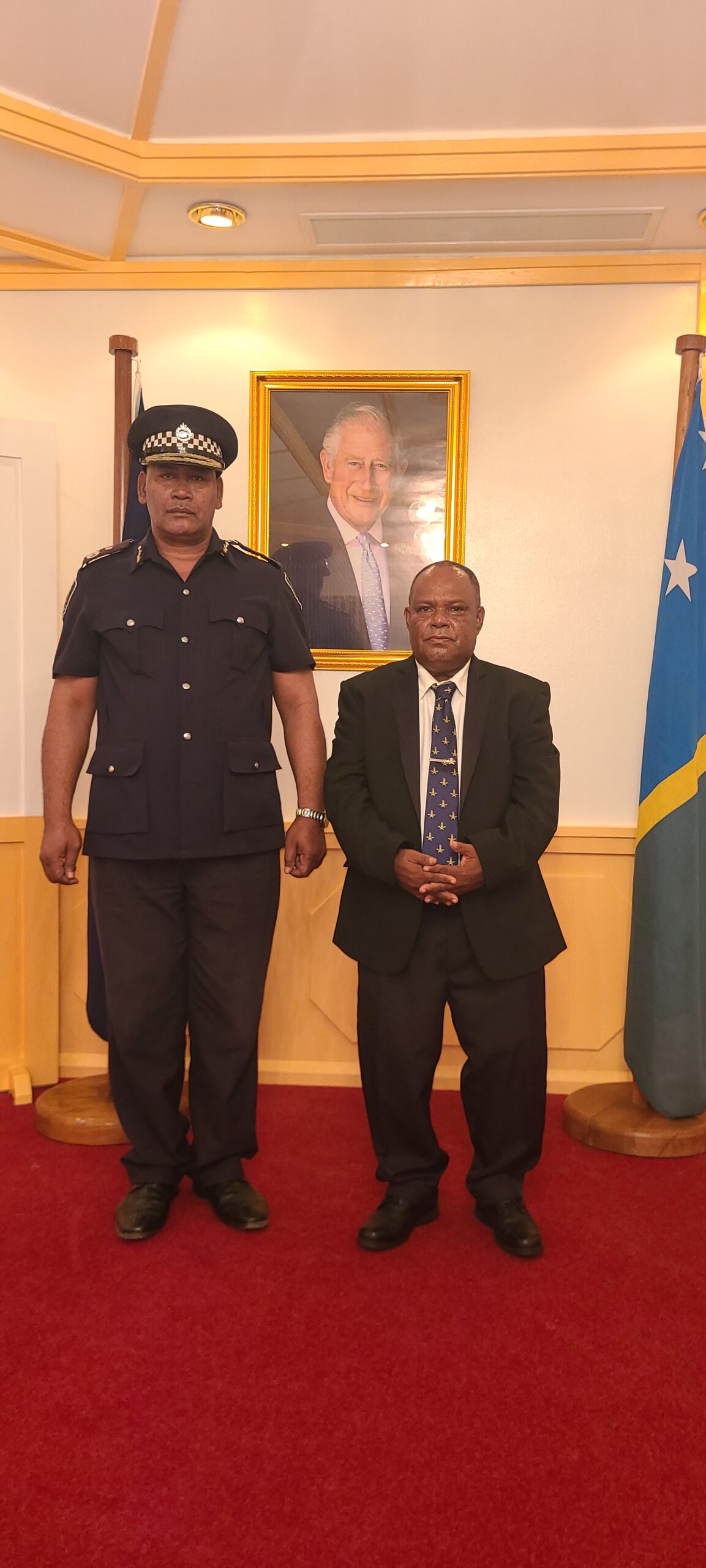 Mr. Mostyn Mangau reappoint and sworn in as Commissioner of police for ...