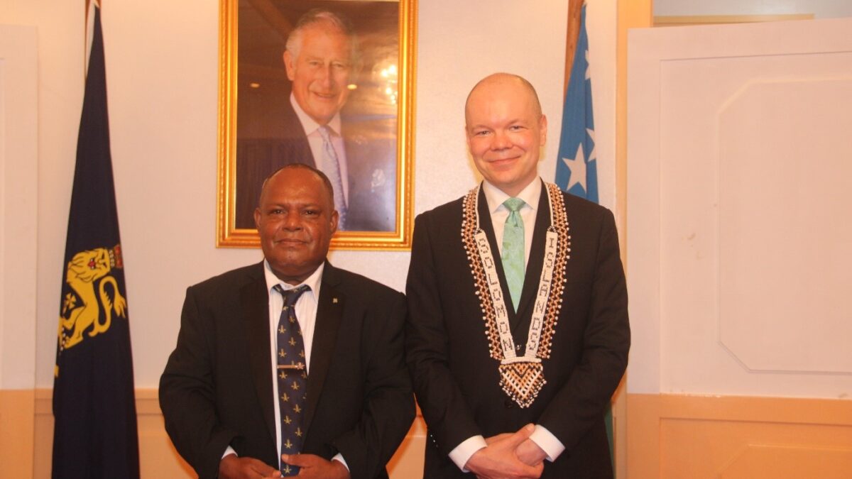 Republic of Finland’s Ambassador to Solomon Islands presents ...