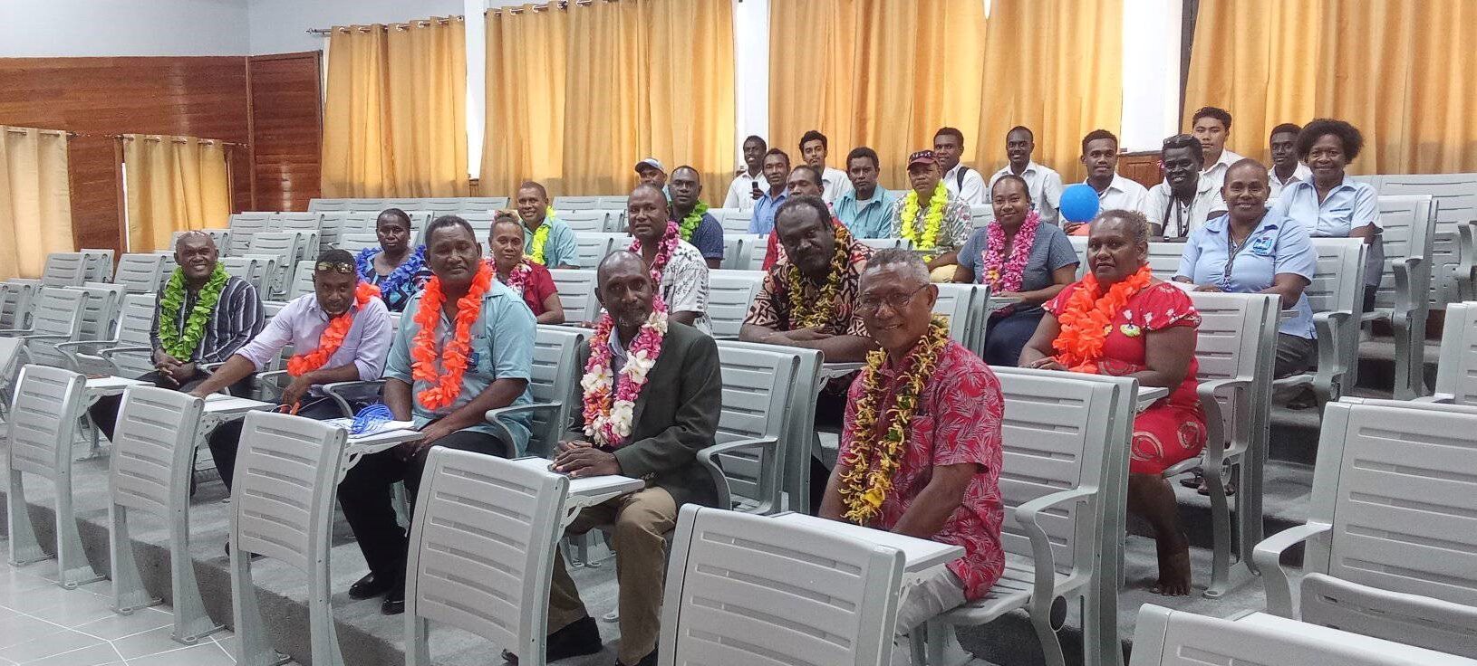 MEHRD officially opens KGVI National Secondary School lecture theatre ...