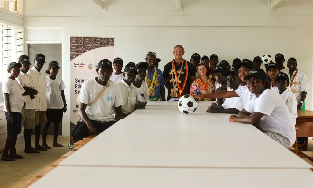 Australia and New Zealand Handover a New Science Lab to Reginald ...