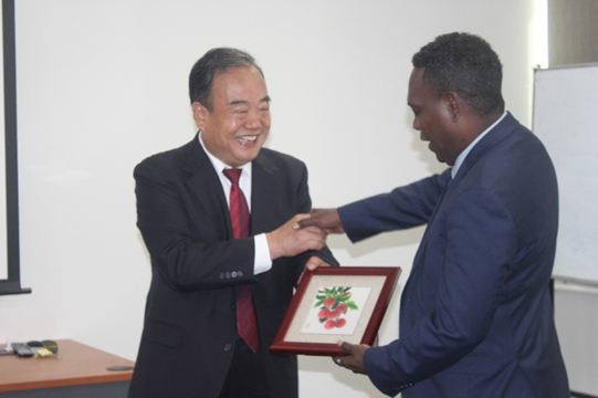 China Visiting Team Pays Courtesy Call to MPGIS Minister Hon. Wayne ...