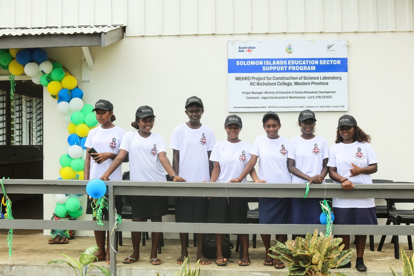 Australia and New Zealand Handover a New Science Lab to Reginald ...