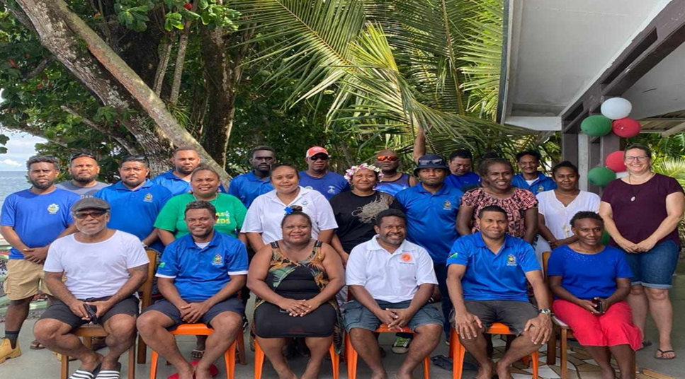 Hon. Minister Clezy Rore, Permanent Secretary George Hoa’au, Head of ...