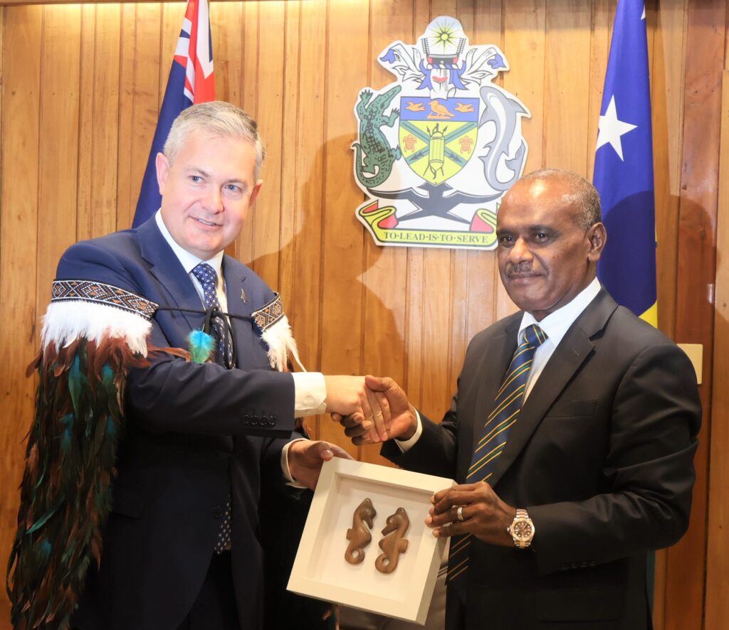 Prime Minister Manele Welcomes Incoming New Zealand High Commissioner to Solomon Islands – My ...