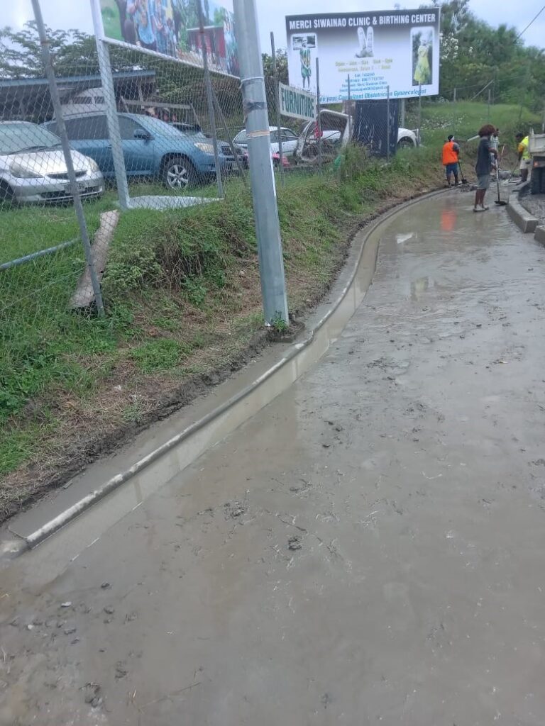 Work on maintaining the Honiara Main Highway Road Drainage commences ...