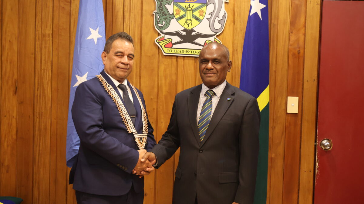 PM MANELE RECEIVED FSM’S NON- RESIDENT AMBASSADOR TO SI – My SIG ...