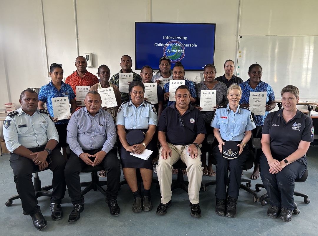 RSIPF officers completed child and vulnerable witness interviewing ...