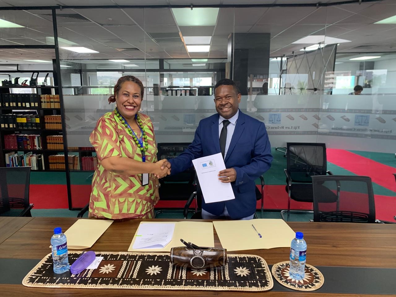Fiji Law Reform and SI Law Reform signed a MOU for collaboration, 8 May ...