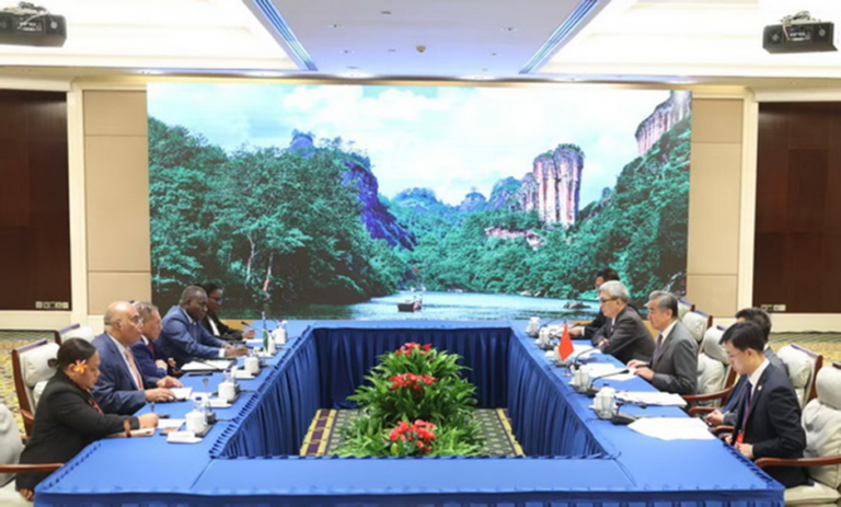 Hon. Peter Shanel Agovaka Meets with Chinese Foreign Minister Wang Yi ...
