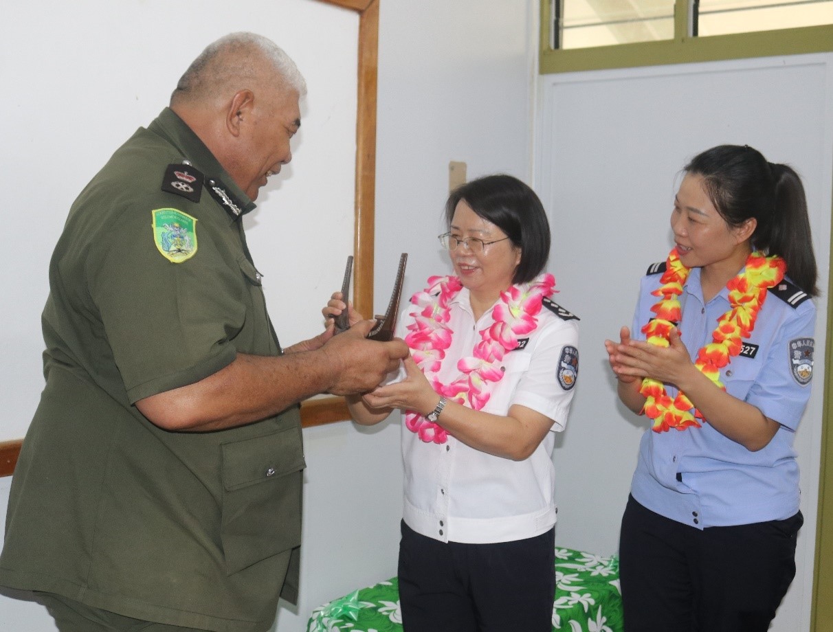 Commissioner Forau Receives Courtesy Visit from Fujian Police College ...