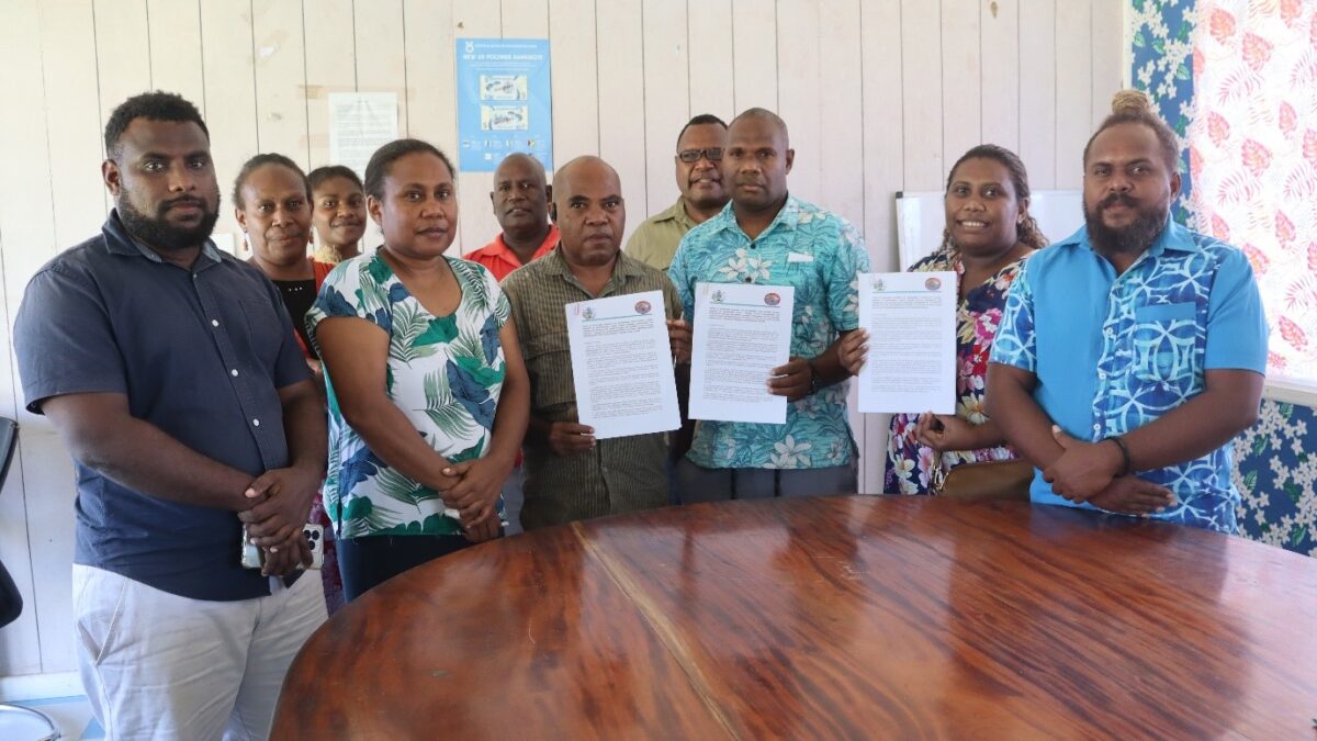 EREPA Project signed Provincial Land Use Forum agreement with Temotu ...