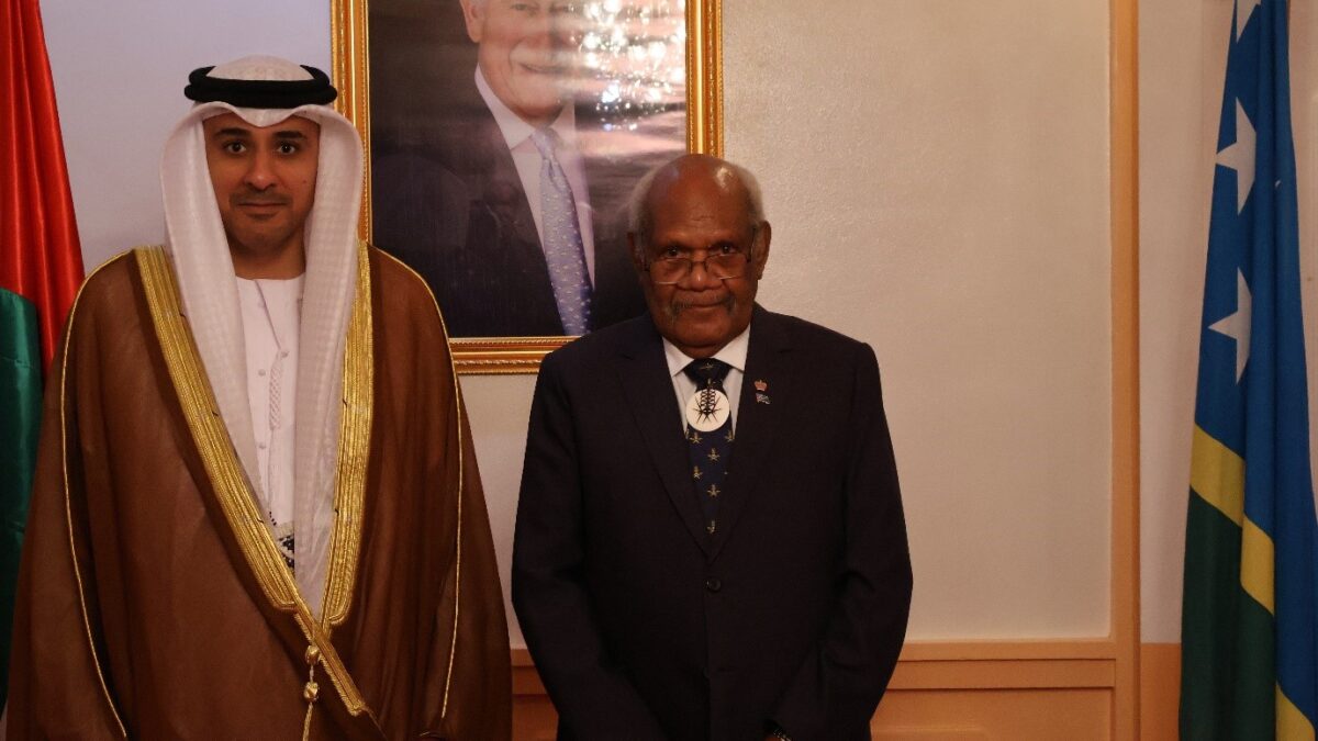 Acting Governor General receives letter of credence from UAE Ambassador ...